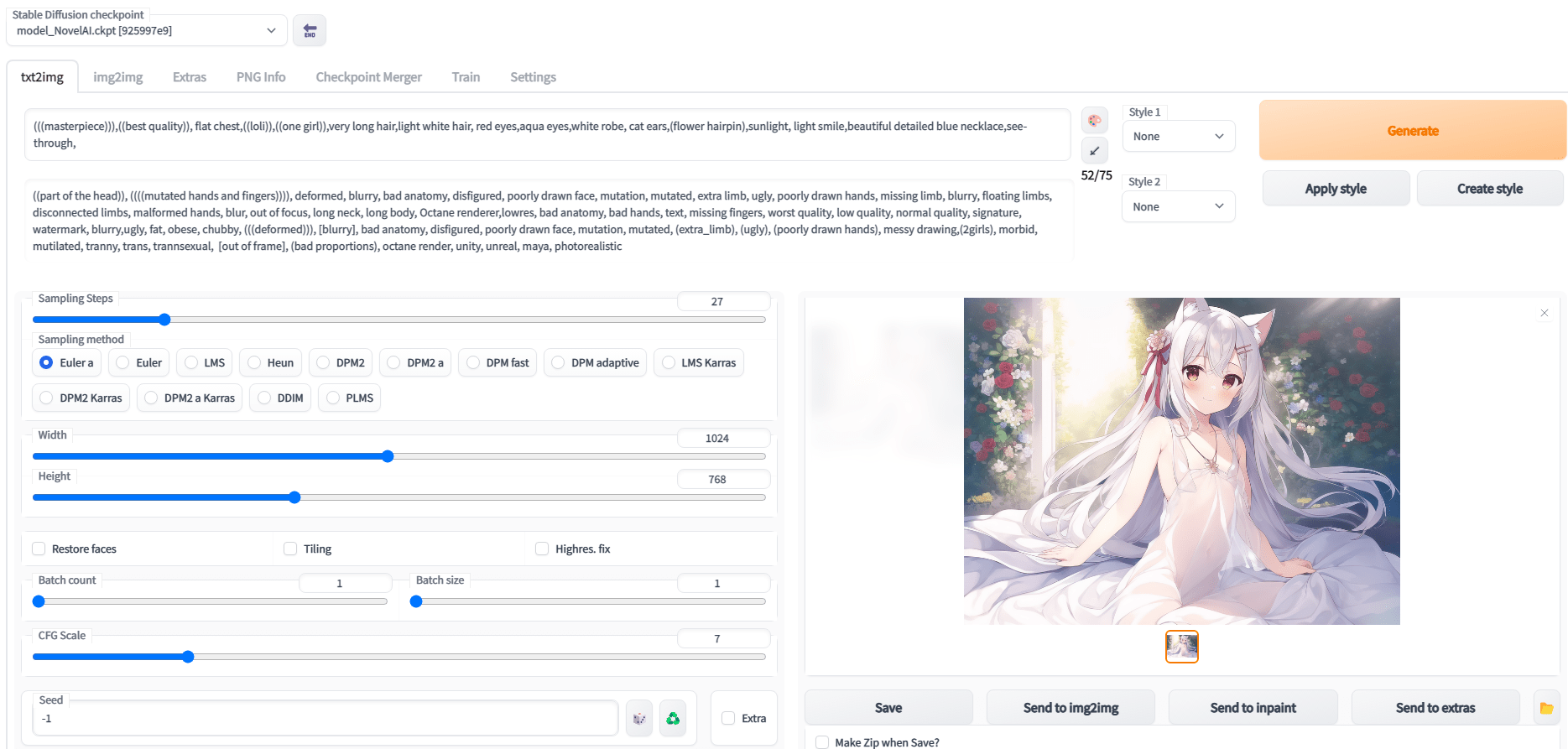 AI绘画指南 stable diffusion webui （SD webui）如何设置与使用 - 秋风于渭水